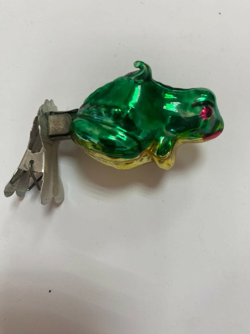 Игрушка на елку Лягушка Винтаж из СССР