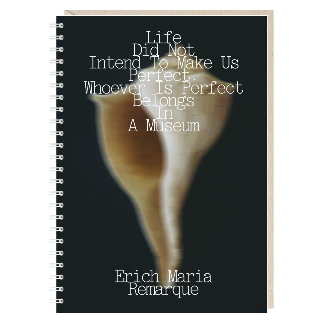 Блокнот на пружине Mitrozhe «Life did not intend», А5, 50 листов, чёрный