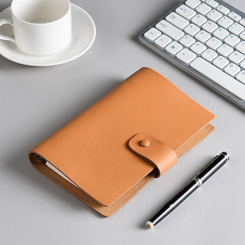 Блокнот, воловья кожа, A5/A6, коричневый