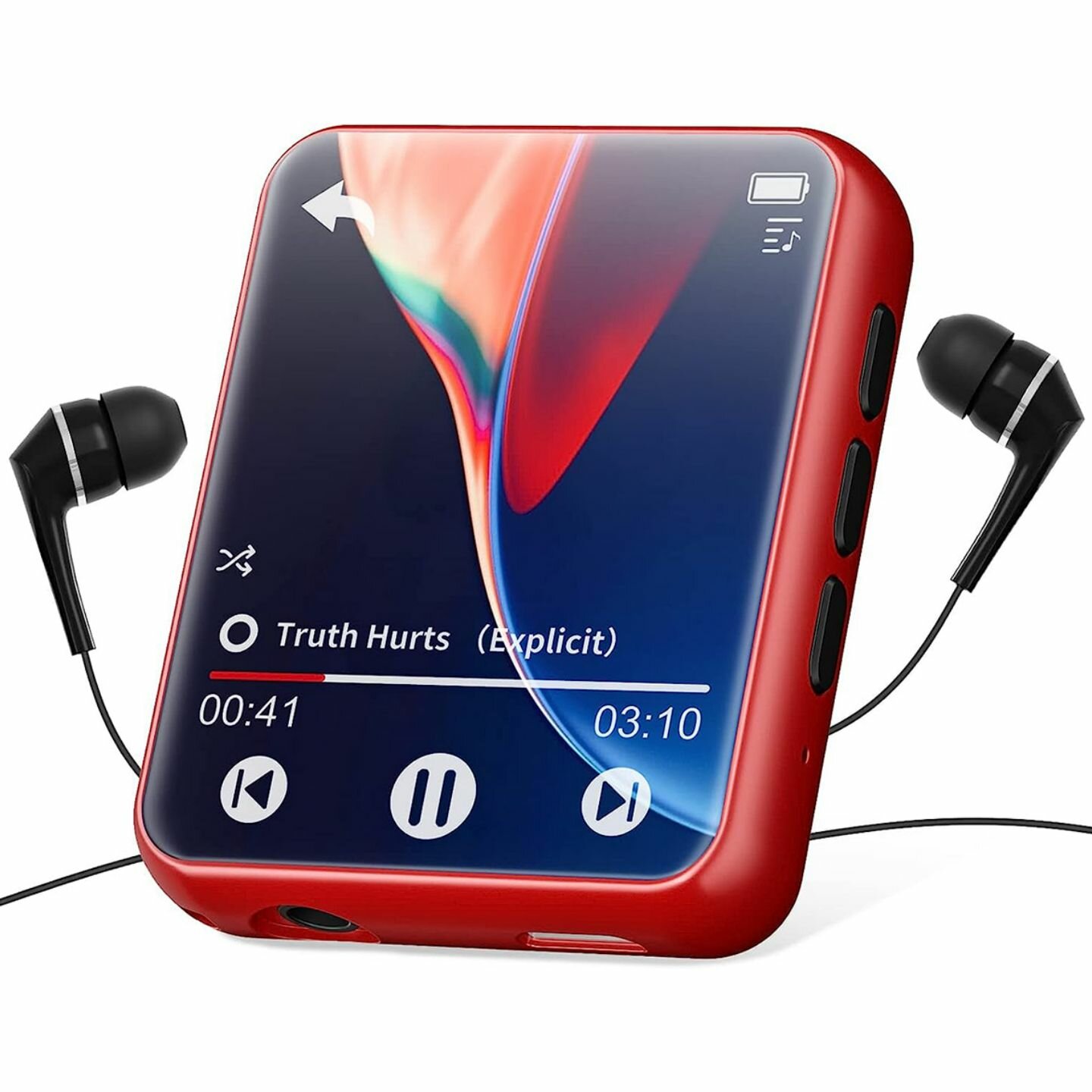 32GB MP3-плеер Bluetooth 5.3 сенсорный экран музыкальный плеер с динамиками Hi-Fi Lossless звук FM-радио записи электронной книги до 128 ГБ