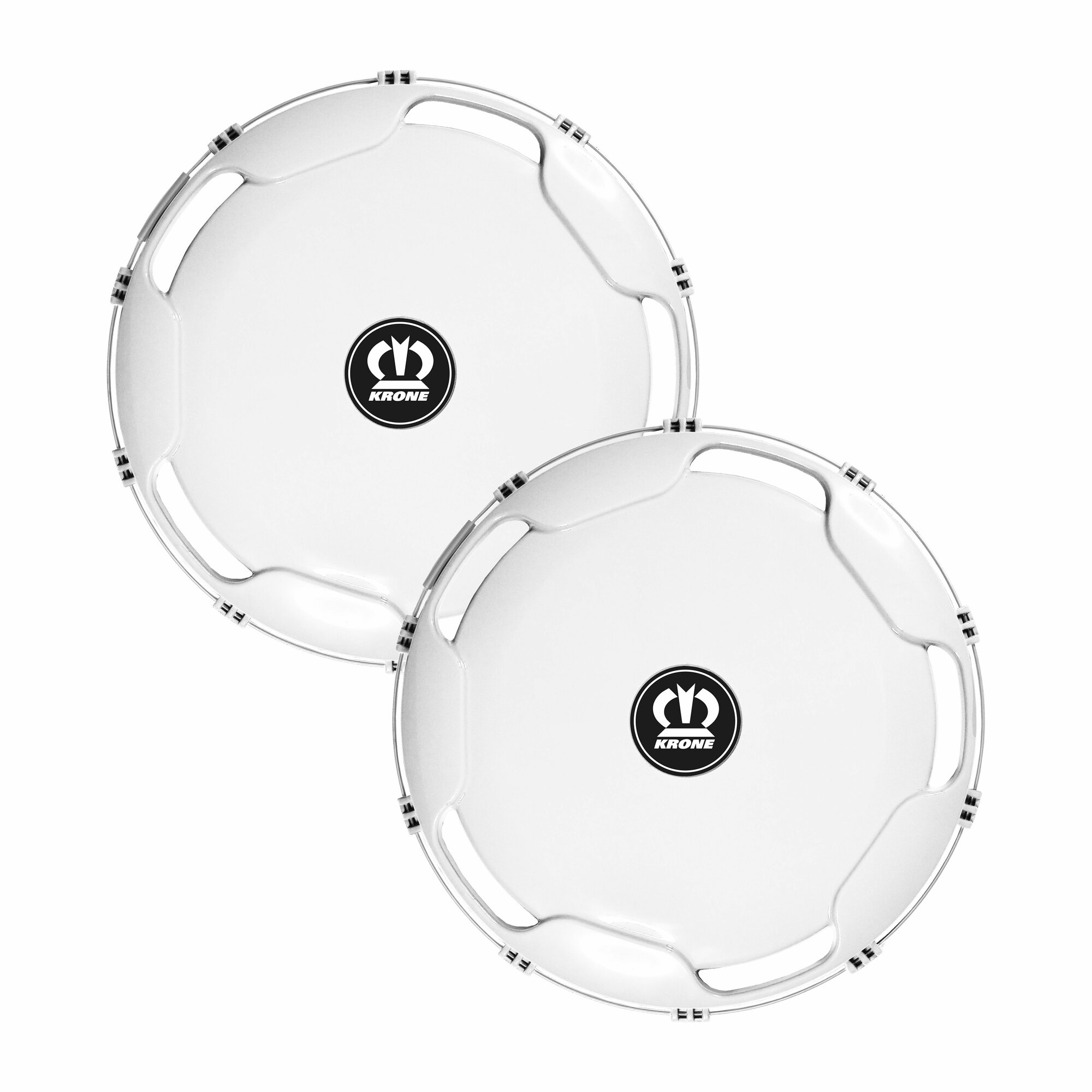 Колпаки R 22,5 "Базовые" KRONE задние белые - 2 шт