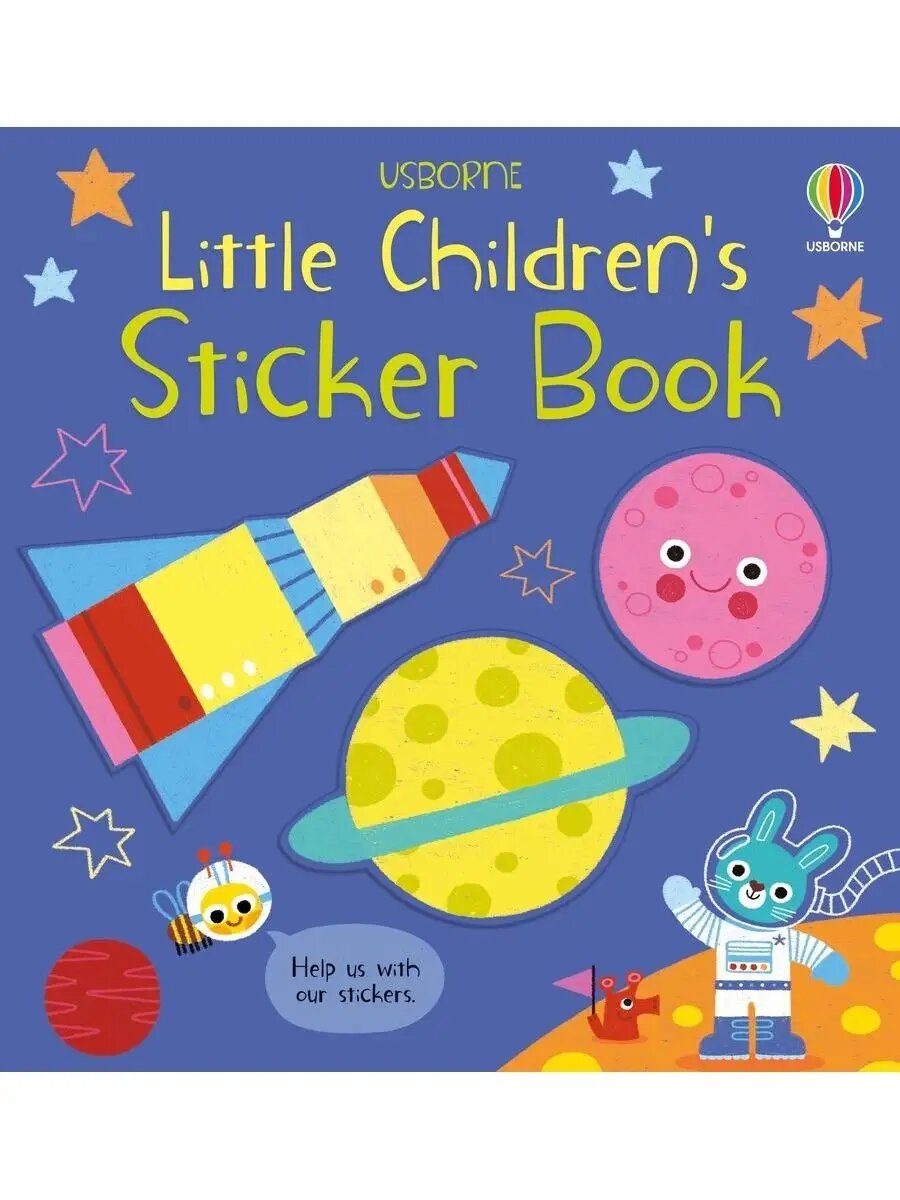 Usborne Little Children's Sticker Book | книги для детей — книги для малышей