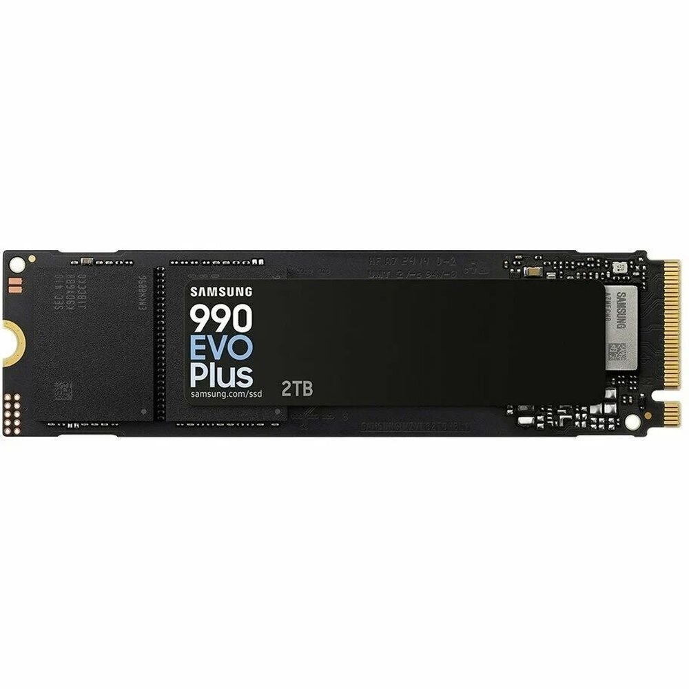 Накопитель SSD Samsung 990 EVO Plus, 2Tb, M.2 2280, PCIe 4.0 x4, NVMe, R/W 7250/6300