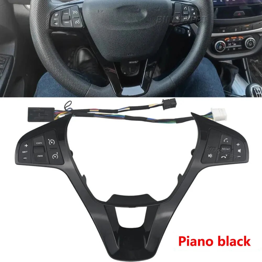 Кнопки круиз-контроля на руле Bluetooth для Glade West 2015-2022 для Lada (ВАЗ) Vesta Sport 2015-2021