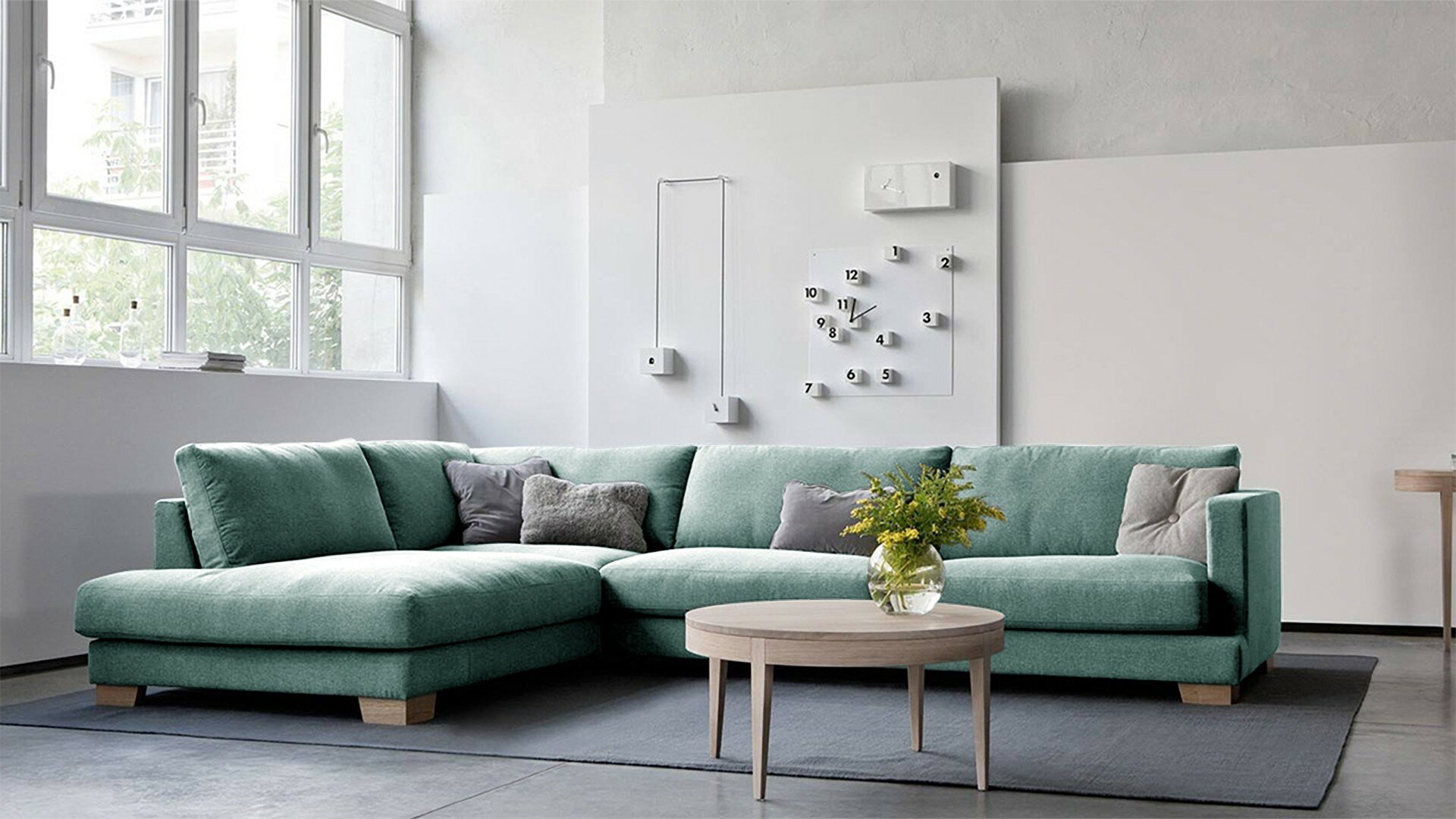 Угловой диван Плимут (большой) Strong Plus 07 NEW 300x221x95 см, , тик так Фиеста