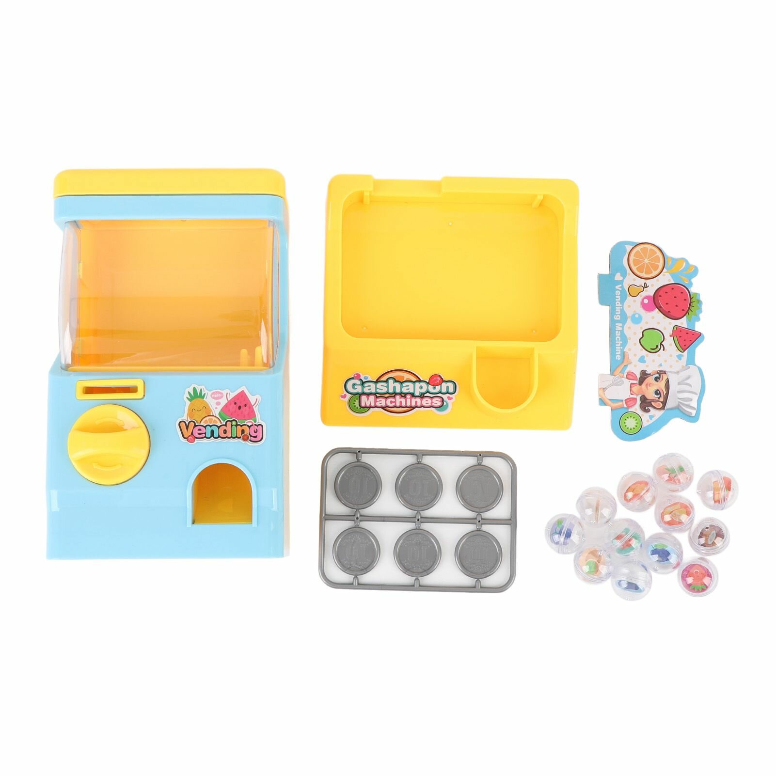 Мини-автомат капсул, синий, настольный, обучающий, мальчики/девочки