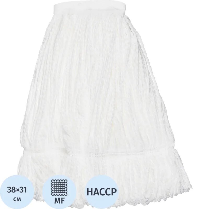 Насадка МОП кентукки микрофибра 300г белая KN1014 A-VM 2073271