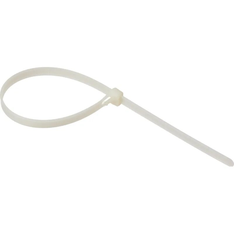 Хомут стяжка нейлоновая TOPFORT 5х300 белый 100 шт/уп 2097658