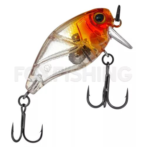 Воблер Jackall Chubby 41мм. SSR 5,7гр. до 0,15м. clear salmon roe head floating