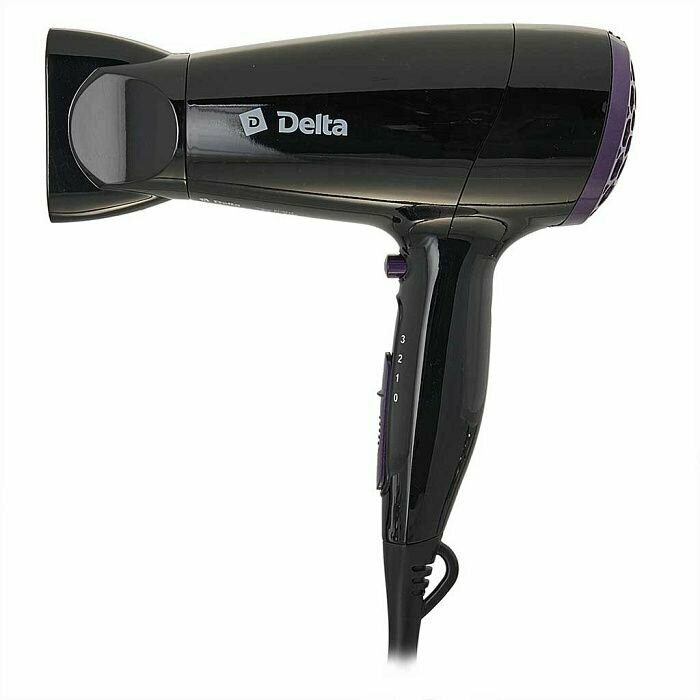 Фен электрический 2000 Вт DELTA DL-0916 черный