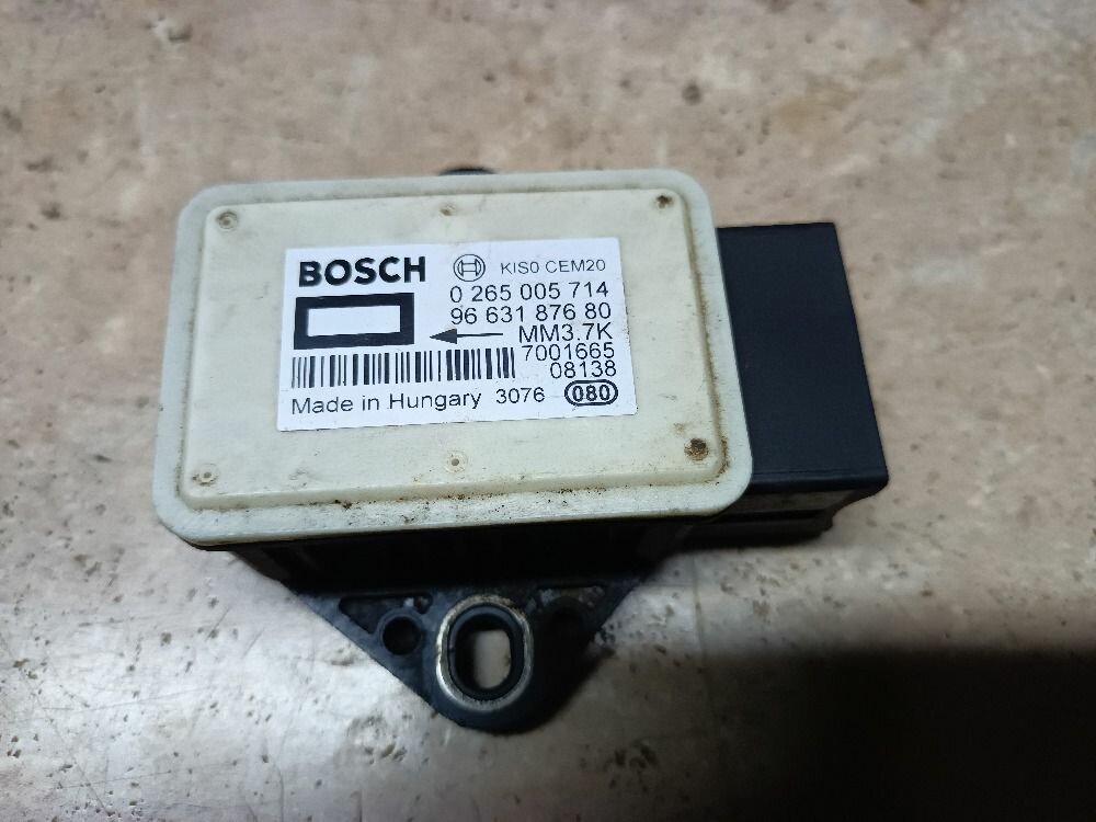 Датчик ускорения Peugeot 308 4AC fjav 2009 9663187680