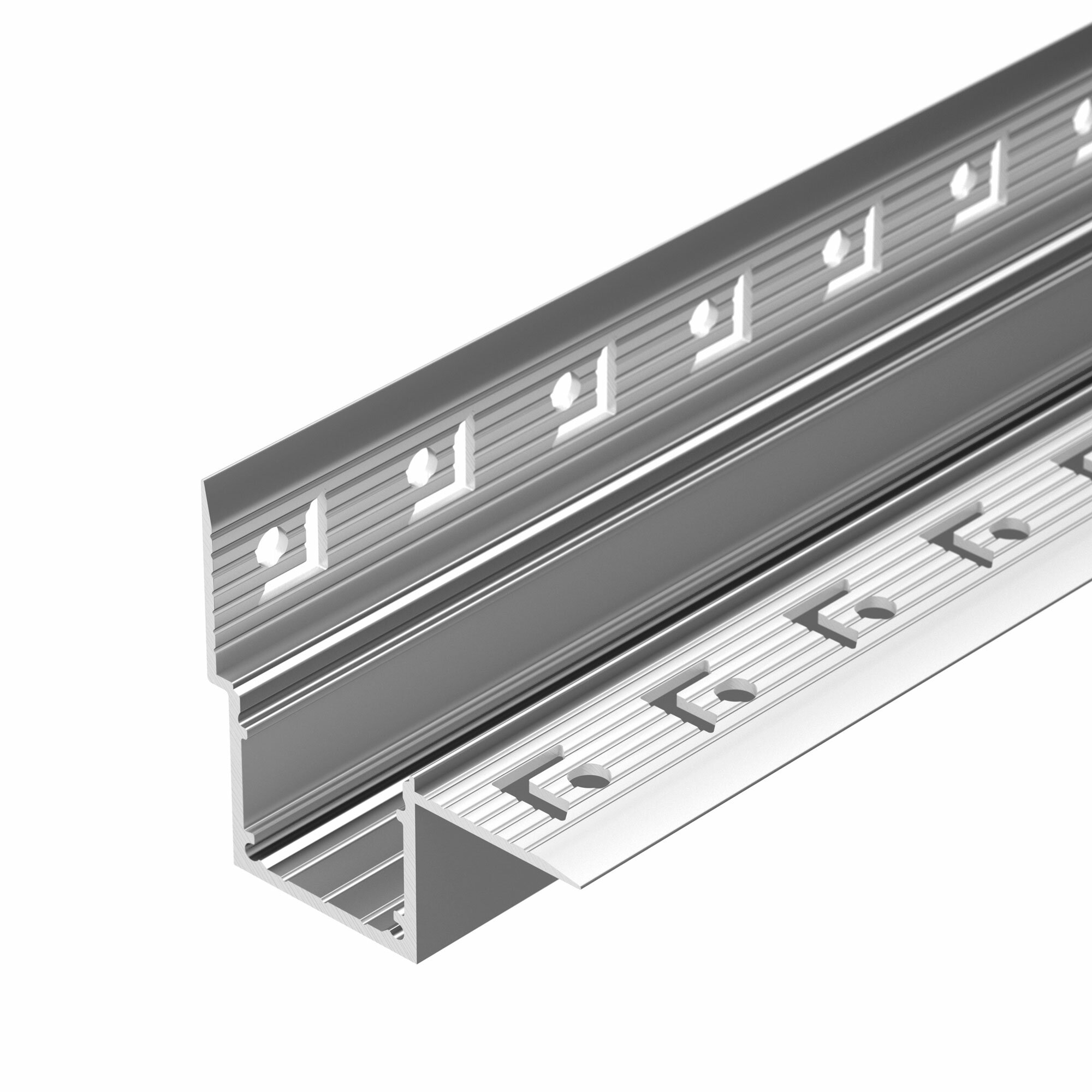 Профиль для светодиодной ленты Arlight Профиль FANTOM-W20-H20-EDGE-2000 ANOD (Arlight, Алюминий), 2м
