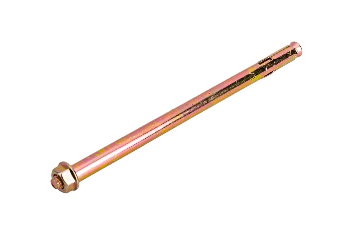 Саморезик Анкерный болт с гайкой AN/B/G-10x180-1, 1 шт, крепёжный элемент для монтажа