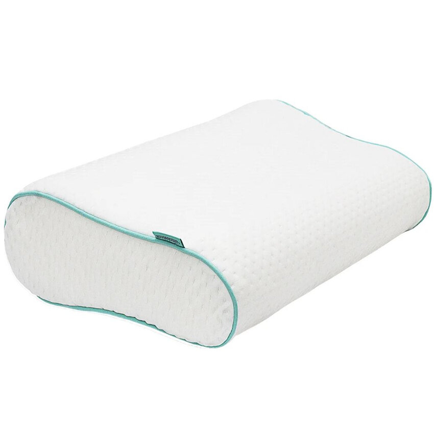 Ортопедическая (анатомическая) подушка с подшейными валиками, с эффектом памяти. В чехле Memory Foam