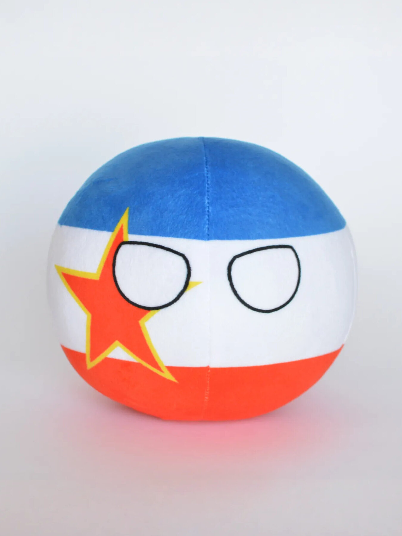 Мягкая игрушка кантрибол Слободан (флаг Югославии) / плюшевый countryball / купить в магазине Countryballs Shop