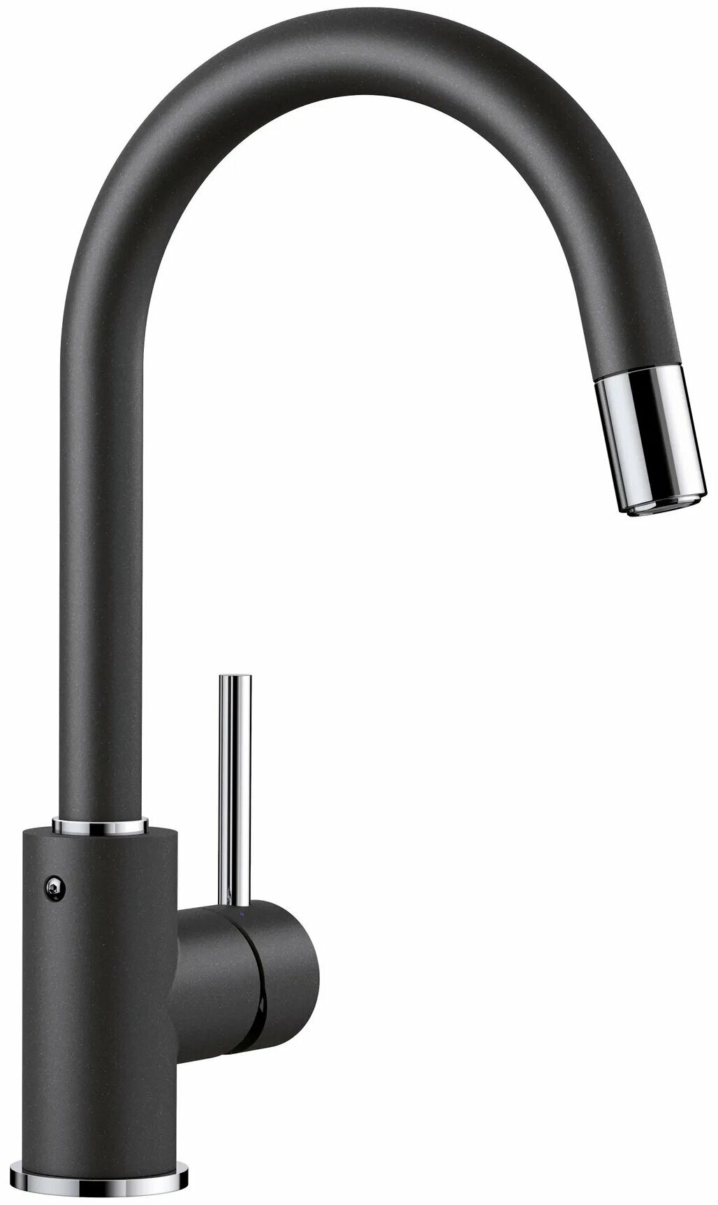 Кухонный смеситель BLANCO MIDA-S SILGRANIT антрацит 521455