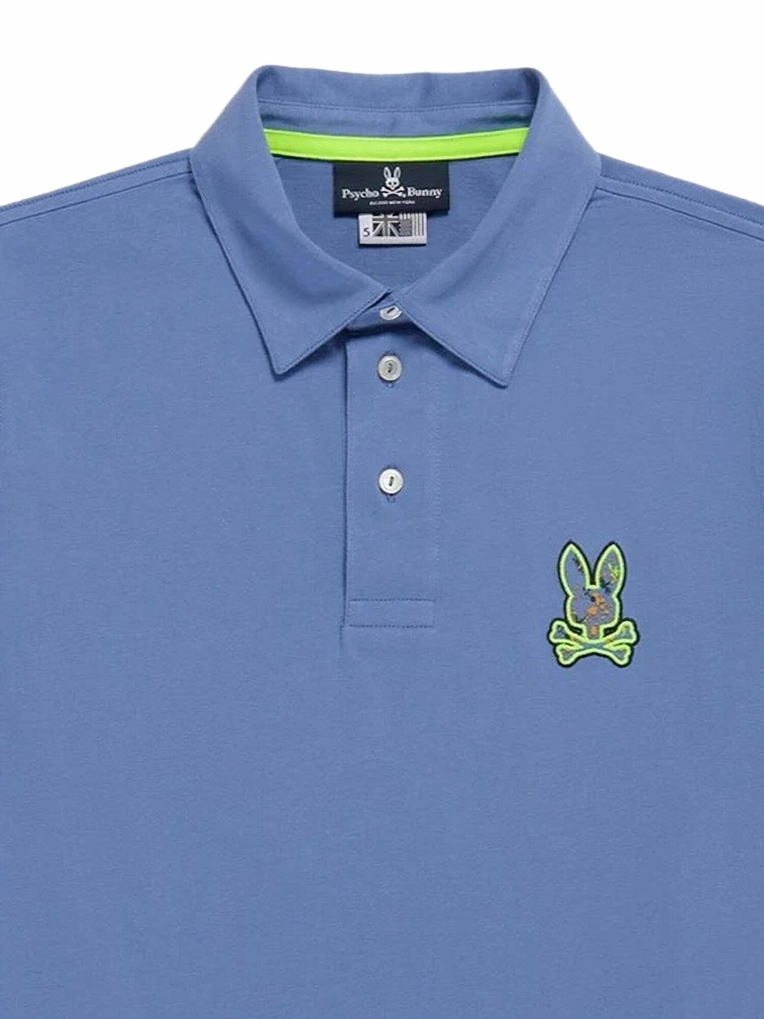 Поло Psycho Bunny, размер L, синий — фото 1
