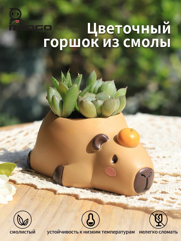 Сажалка Kapybara Цветочный горшок