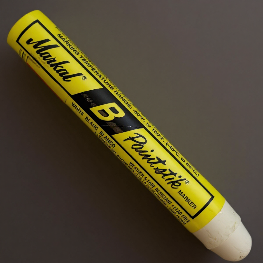 Маркировочный восковой мел белый B-Hex Paintstik (2 шт.), для шин