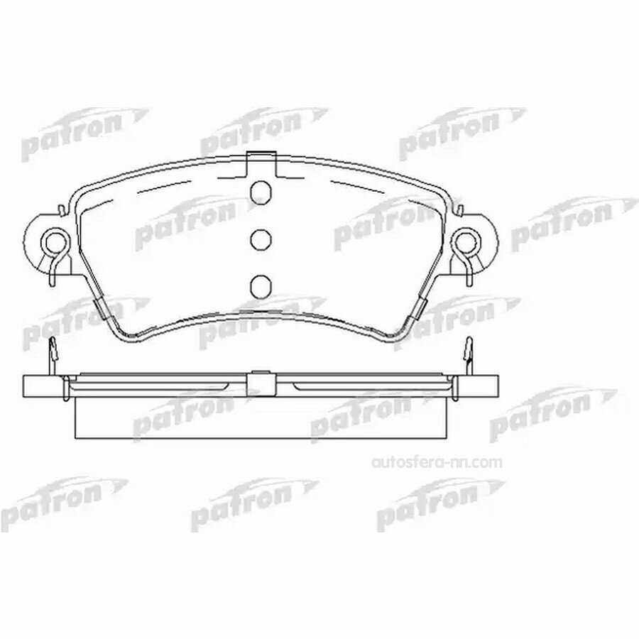 PATRON PBP1370 Колодки тормозные дисковые передн CITROEN: XSARA 97-00, XSARA Break 97-05, XSARA купе 98-05, PEUGEOT: 206 хечбэк 99-00, 306 97-01, 306 Break 97-02, 306 хечбэк 97-01, 306 ка
