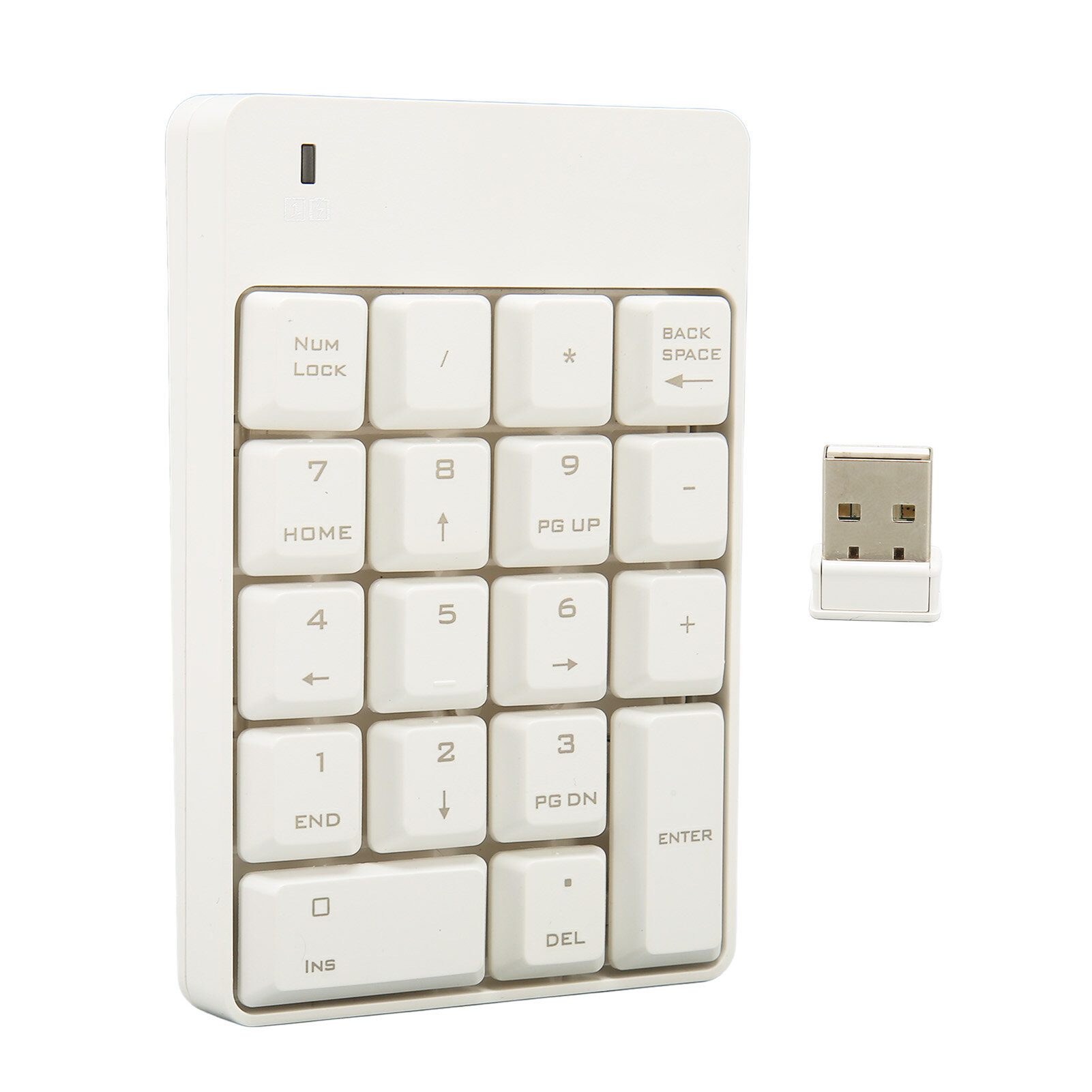 Числовые клавиатуры SK 51AG 2.4G Wireless 18 Keys Soft Press Touch USB Number Pad для домашней работы офис белый