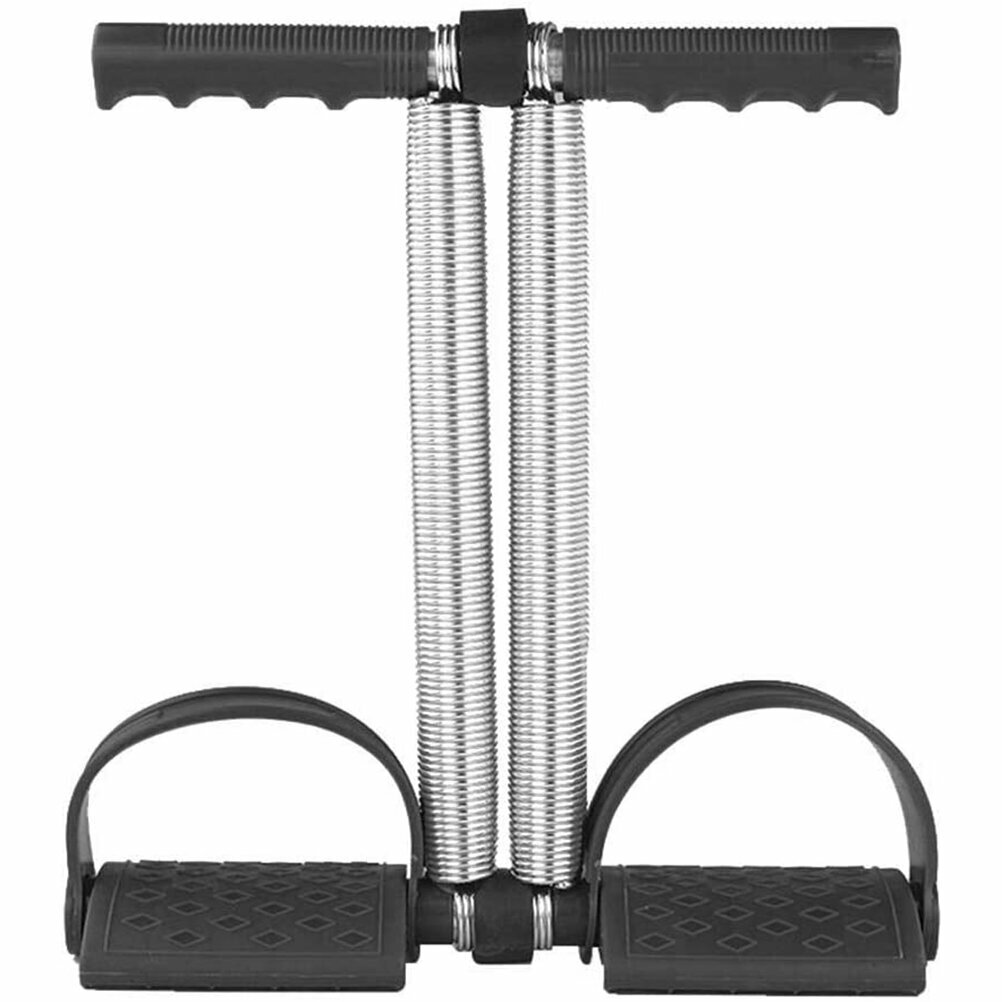 Тренажер для пресса с двойной пружинной педалью для упражнений на пресс и ноги, тренажер для похудения, спортивный фитнес-тренажер для дома.