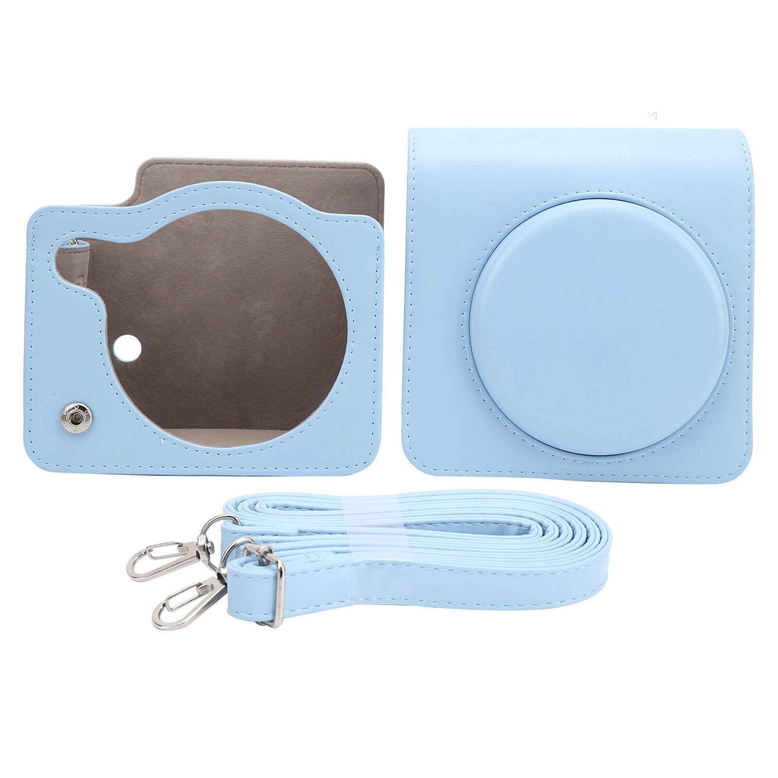 Чехол для камеры Instax Square SQ1, защитная сумка из искусственной кожи, стильный синий чехол для камеры мгновенной печати, ударопрочный и легкий