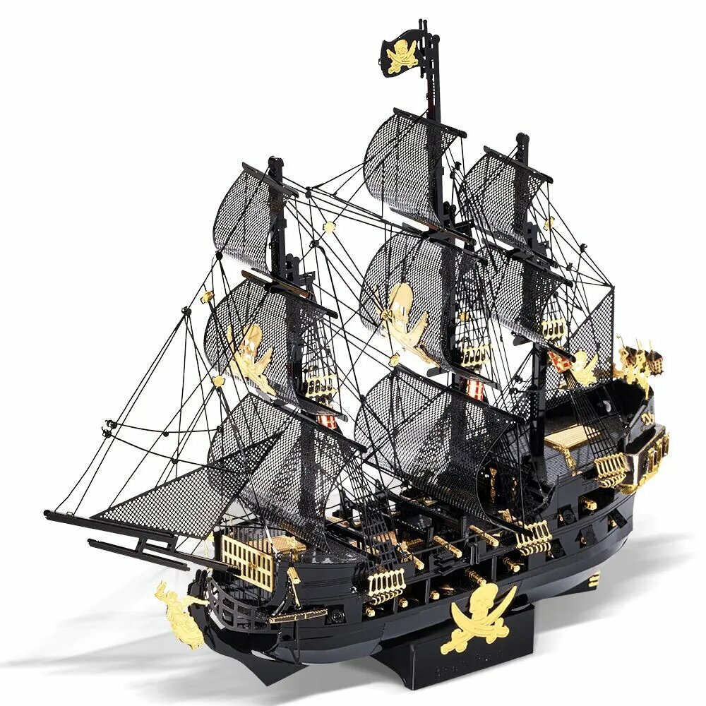 Металлические 3D-модели Piececool для взрослых, наборы моделей THE Black Pearl для праздничных подарков