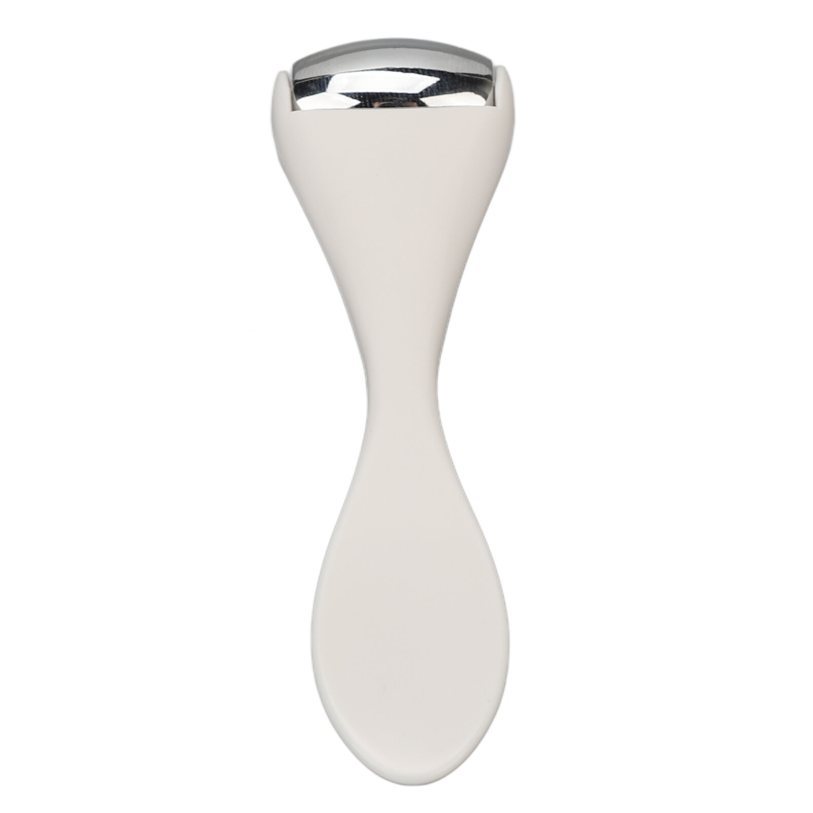 Металлический ролик для лица из нержавеющей стали, белый, мини, металлический, для снятия отечности и подтяжки кожи вокруг глаз