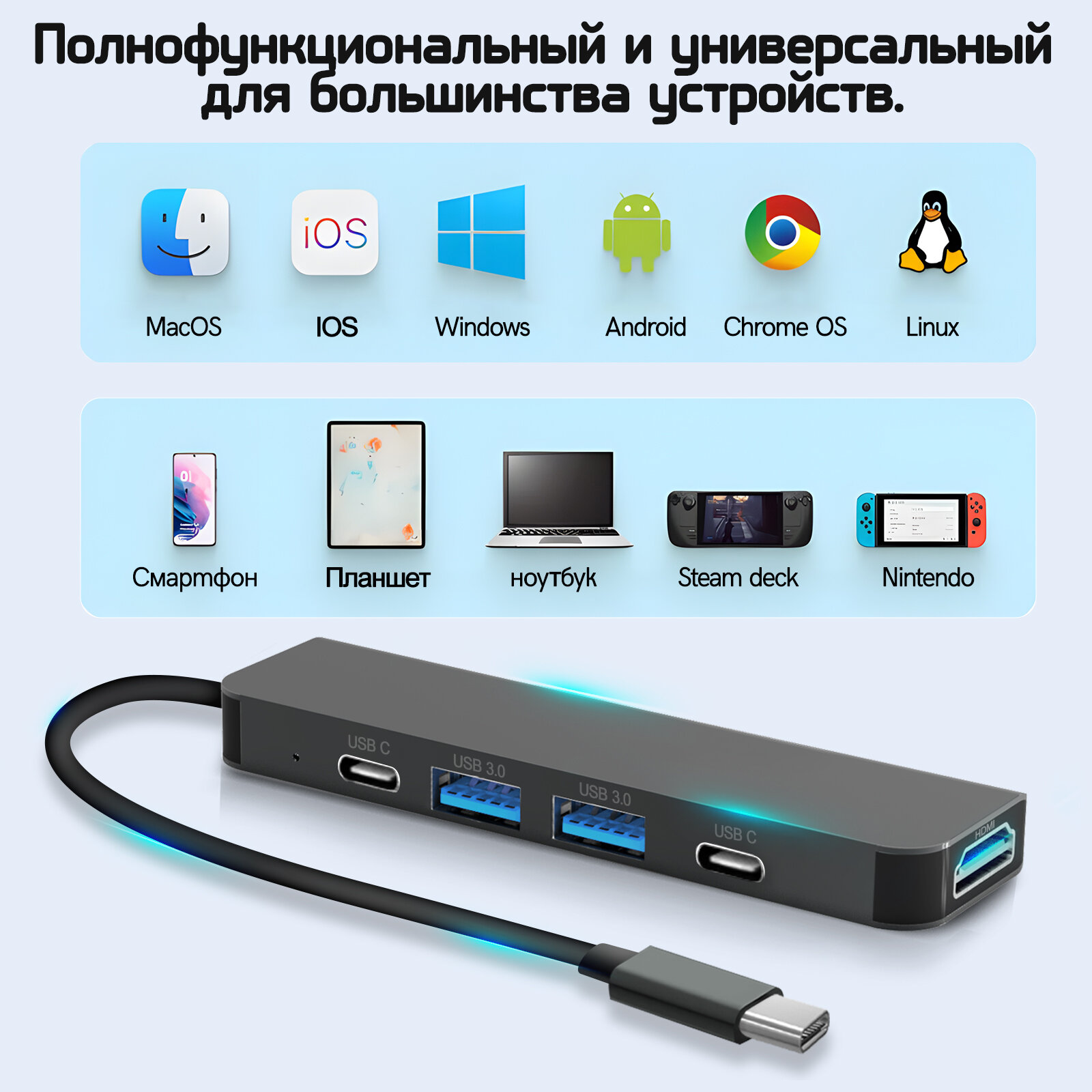 USB-концентратор — фото 1