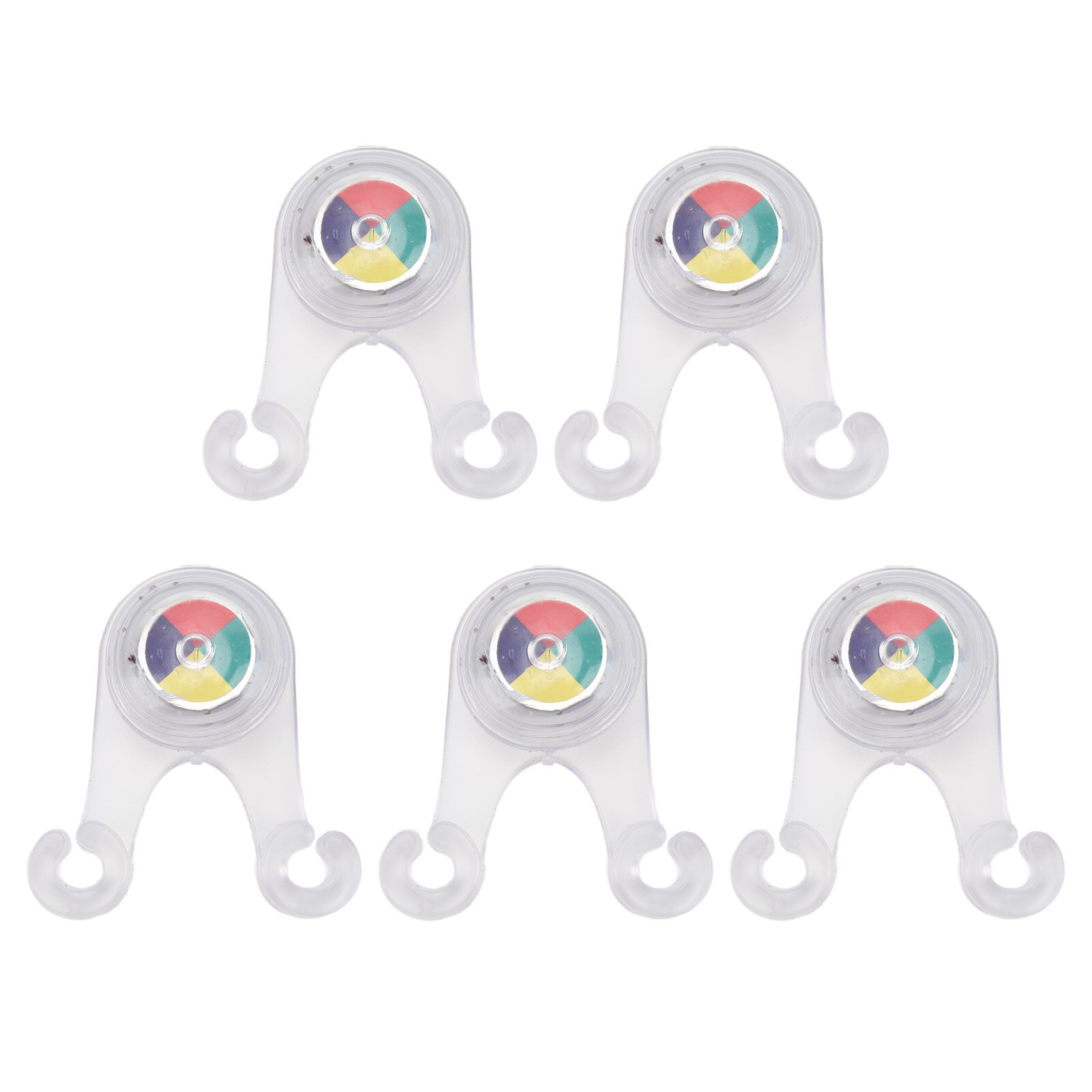 5Pcs Camping Safety LED Signal Light Tent Canopy Decorative Ambient Warning Lamp Colorful