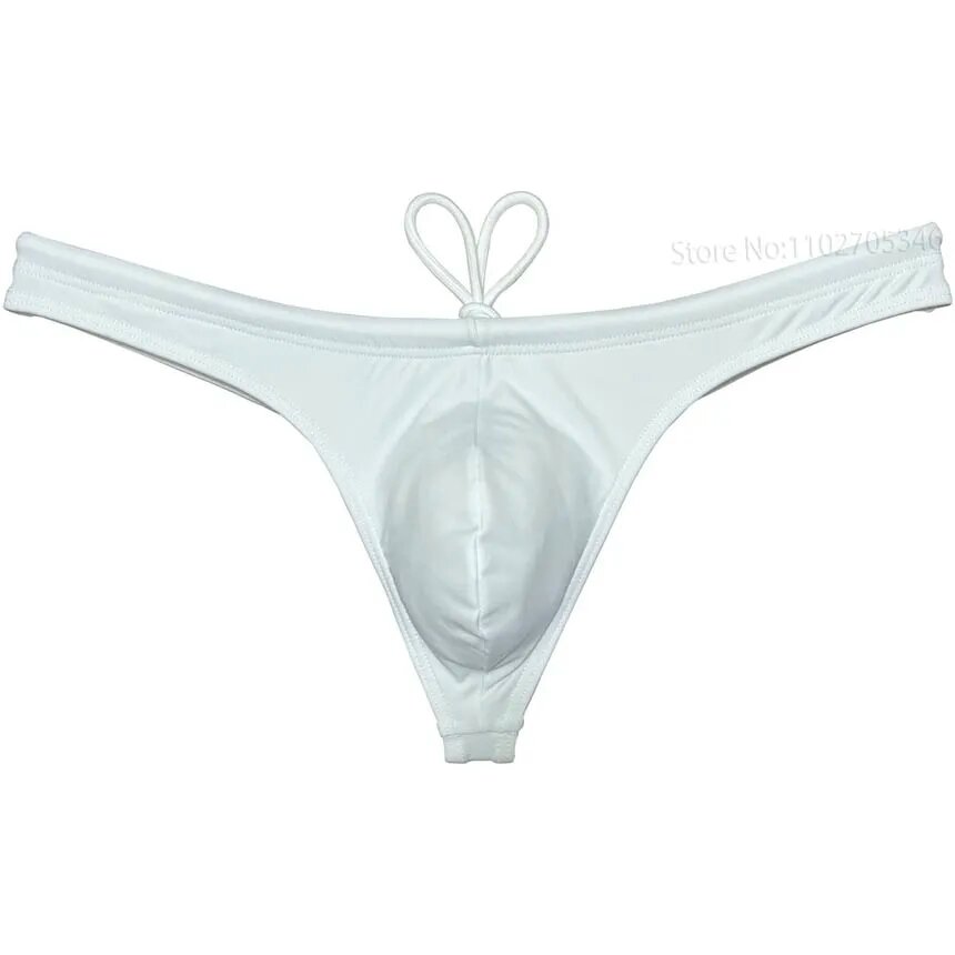 JAXFSTK мужские плавки стринги из нейлона и спандекса яблочно-зеленые Белый, L, Белый, White