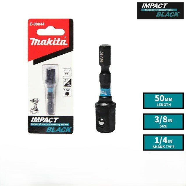 Адаптер-переходник Makita E-08844 для торцевых головок 3/8, 4-х гранник