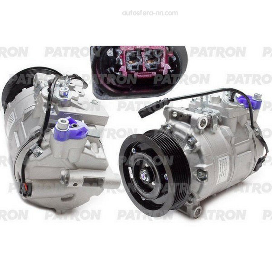 PATRON PACC076 Компрессор кондиционера VW Touareg (02-)/Q7 (06-) 3.6FSi (02-), Audi Q7 (06-)/Porsche Cayenne (02-)