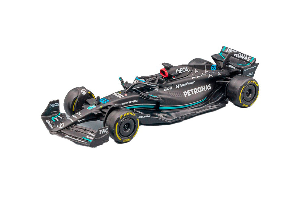 Модель коллекционная BBURAGO Mercedes-amg F1 W14 e performance #63 "mercedes-amg petronas F1 team" russell 2023