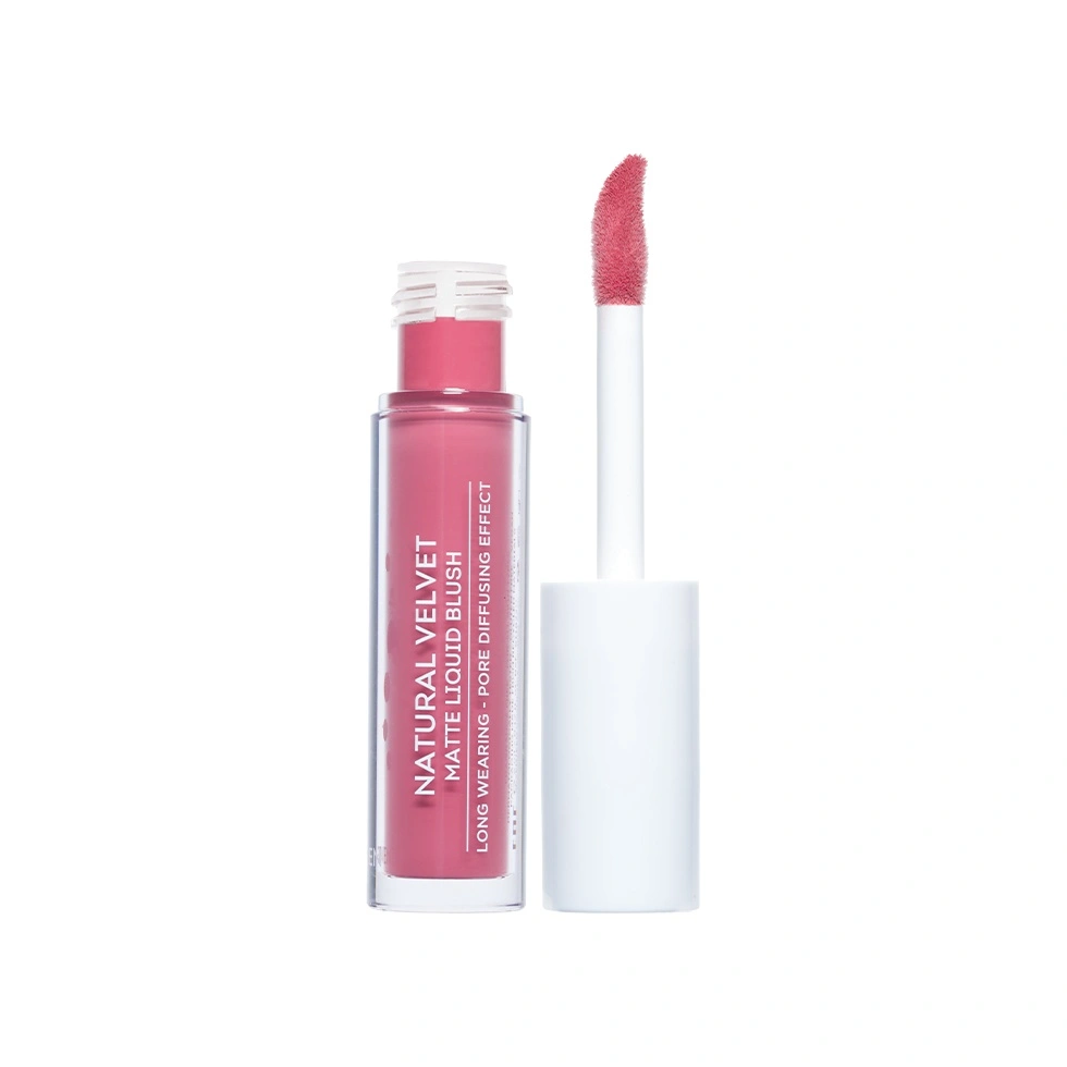 Румяна Seventeen Natural Velvet Matte Liquid Blush, Натуральные бархатные матовые жидкие, 06