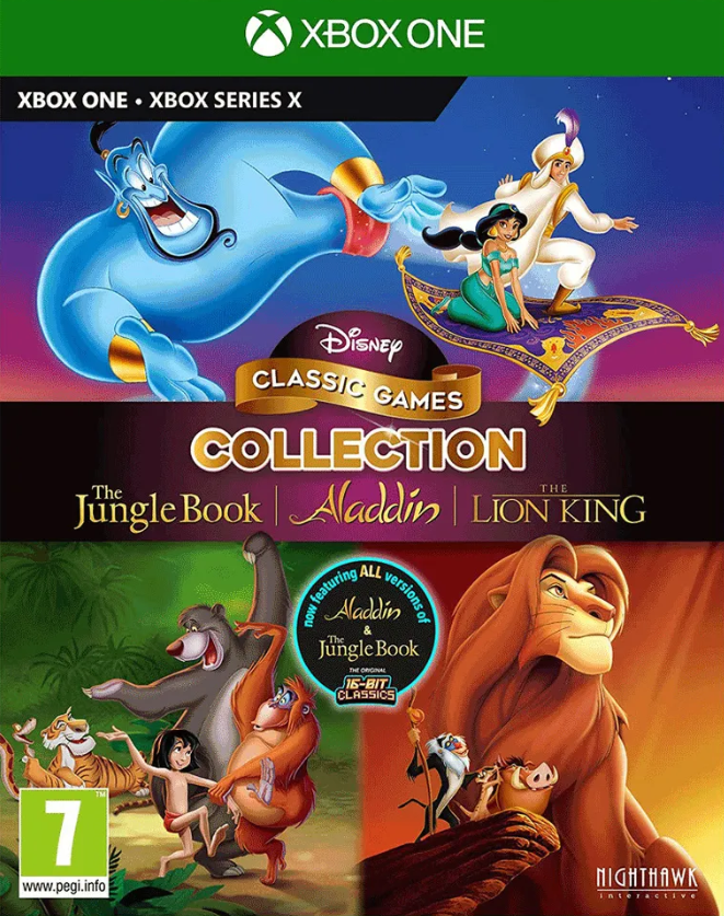 Игра Disney Classic Games 3 в 1: Aladdin & The Lion King & Jungle Book для Xbox One (Английская версия)