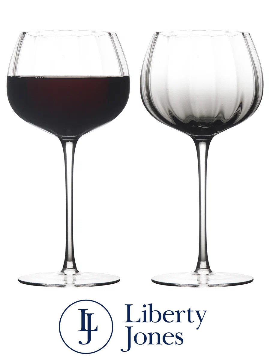 Набор бокалов для вина Liberty Jones Gemma Agate 455 мл, 2 шт, выдувное стекло