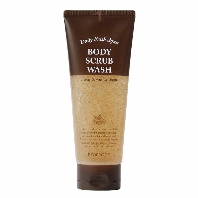 Гель-скраб Deoproce для тела DAILY FRESH AQUA BODY SCRUB WASH, 200 гр