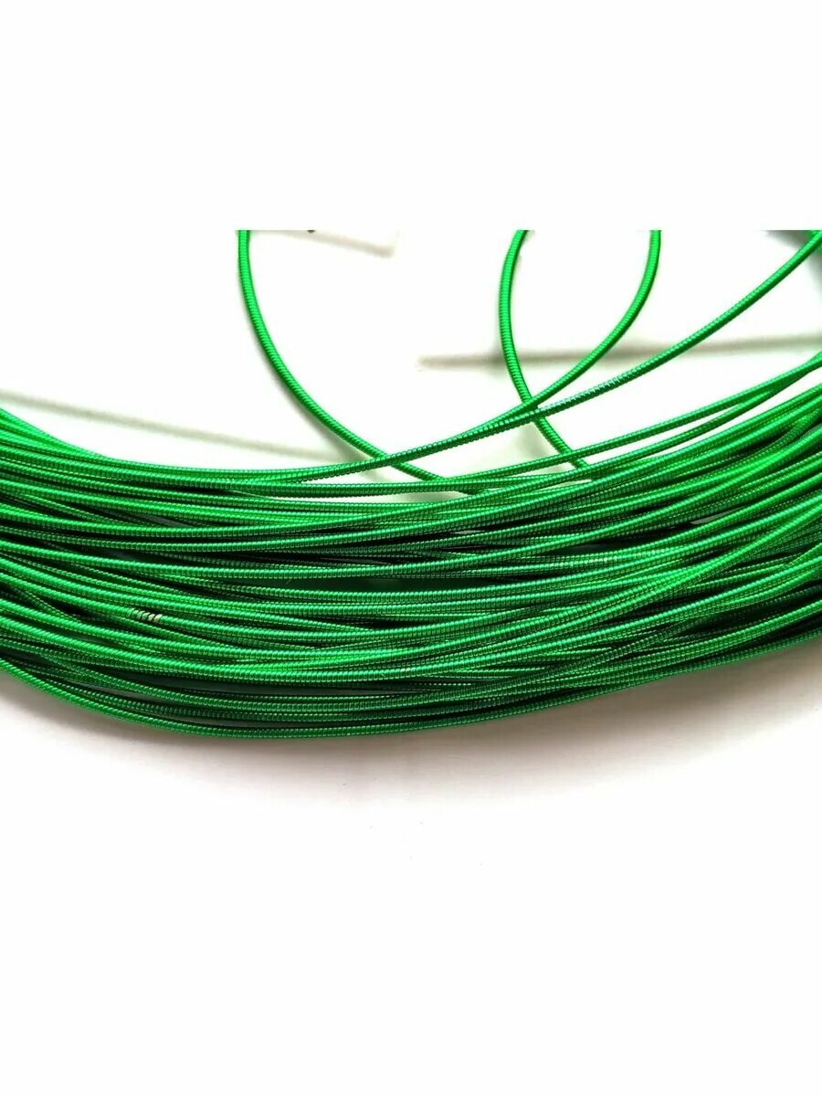 Зеленая жесткая канитель