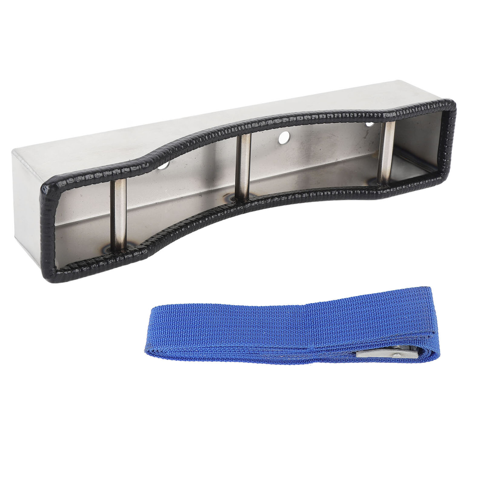 Настенный кронштейн для газового баллона из нержавеющей стали с регулируемым нейлоновым ремнем для надежного крепления газового баллона на яхте или автодоме