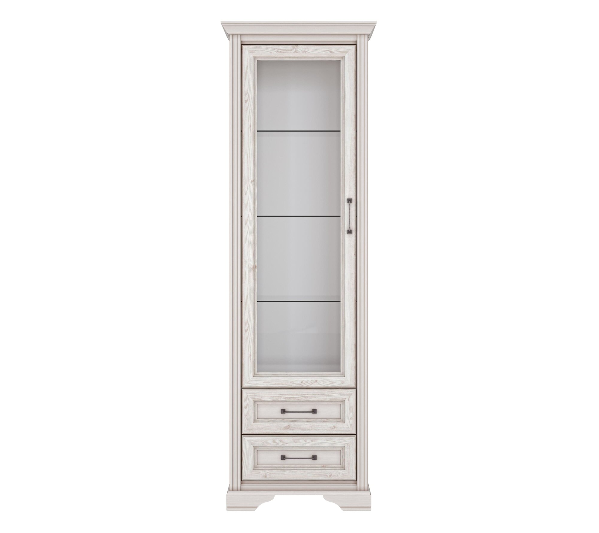 Шкаф БРВ Мебель STYLIUS B169-REG1W2S Лиственница сибирская Размеры: Высота 2130мм Глубина 435мм Ширина 680мм