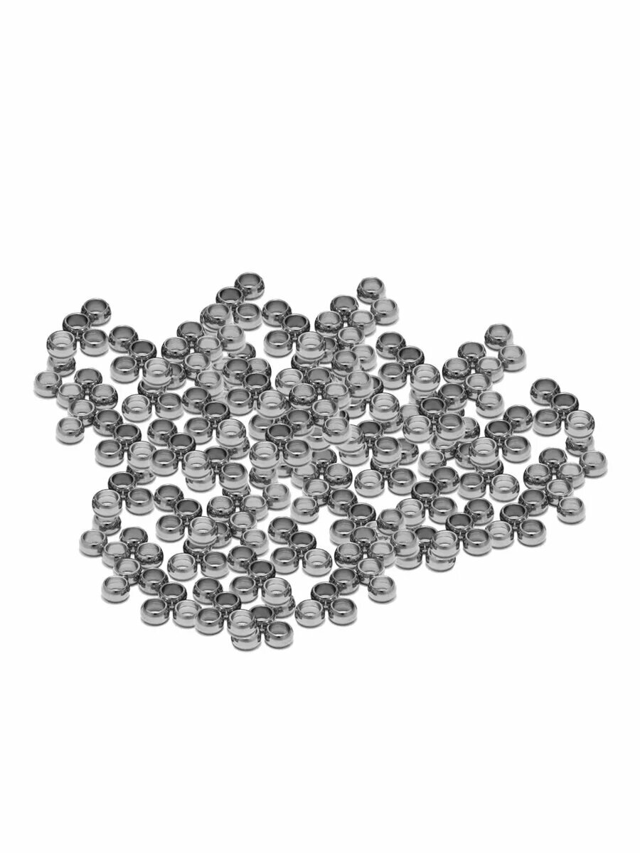 Кримпы 1.5 мм серебристый