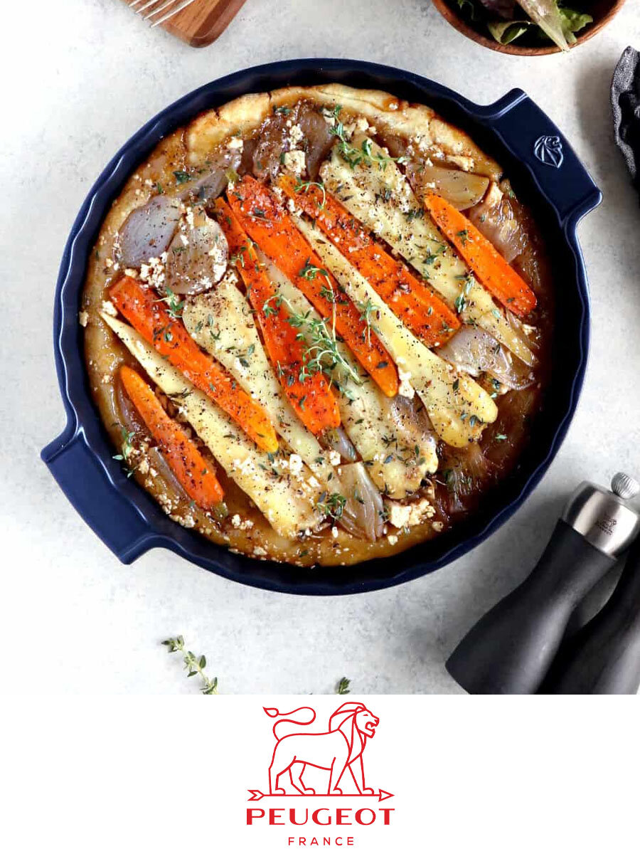 Форма для пирога Peugeot Blue, 33 см, 2.2 л, керамическая, синяя