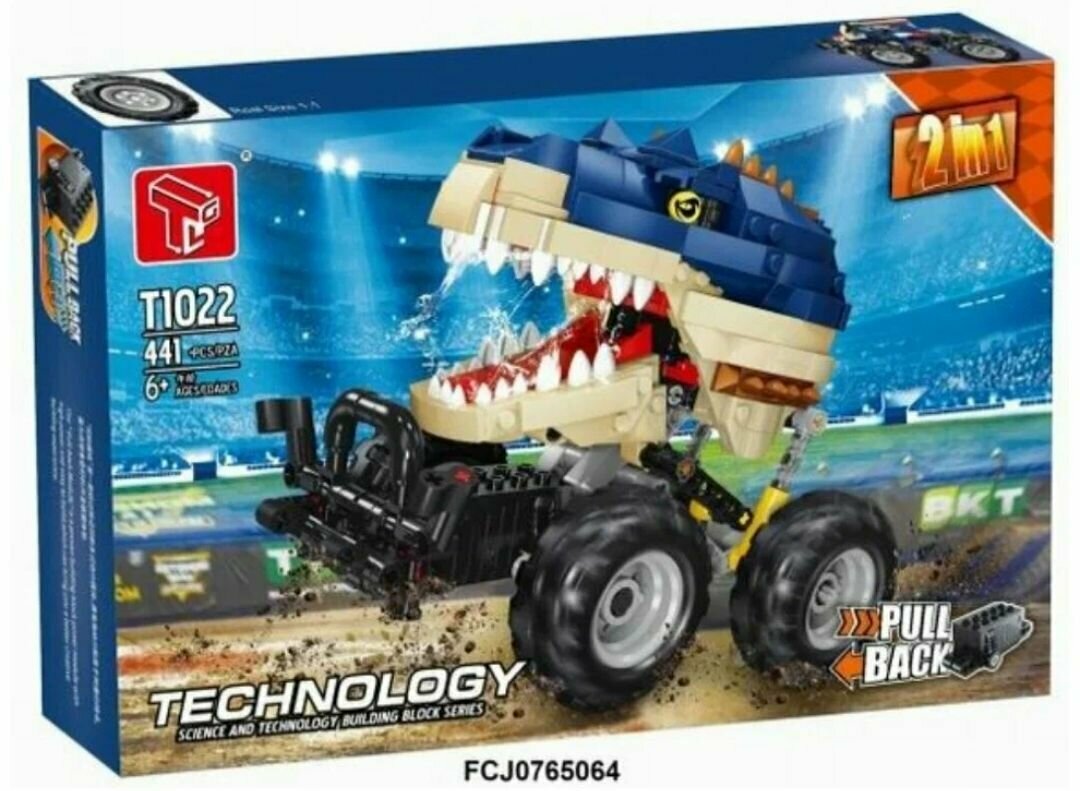Конструктор Техник Внедорожник-акула 443 детали T1023 YZ