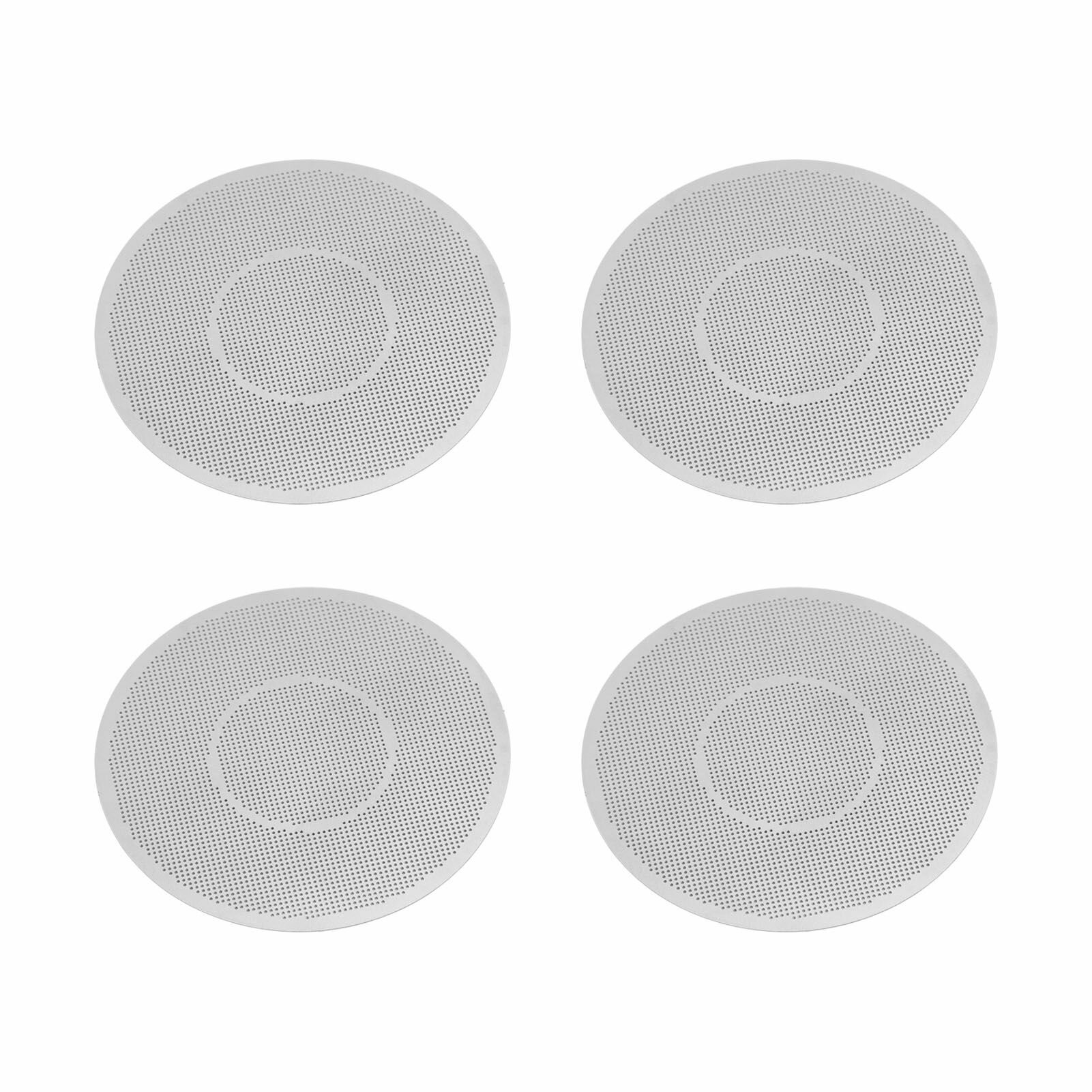 4шт. Фильтр для кофе 58 мм, круглая многоразовая сетка из нержавеющей стали для фильтра-корзины портафильтра