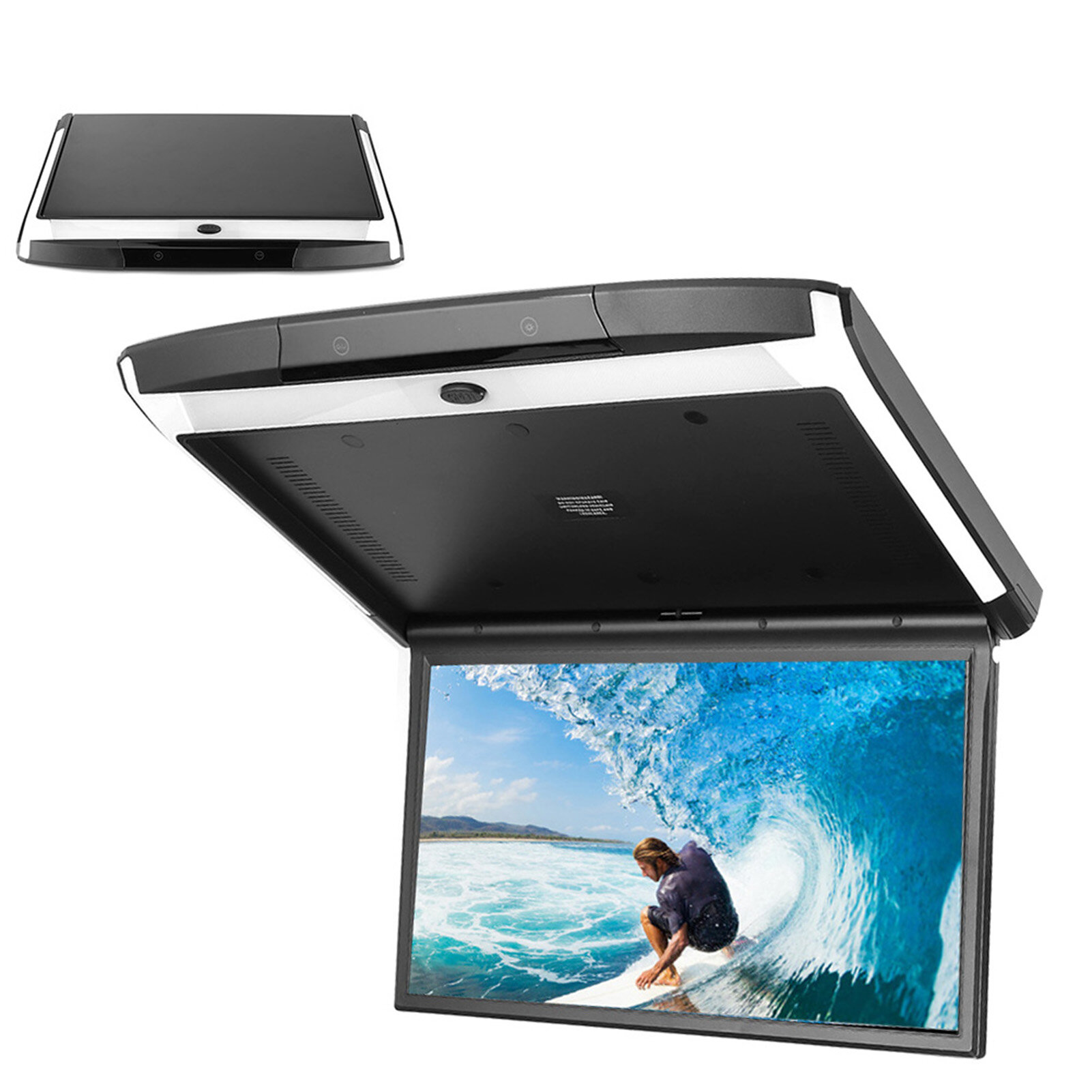 17,3-дюймовый IPS откидной монитор 1080P потолочное крепление Bluetooth TV WIFI HDMI USB SD FM MP5 динамик плеер для Android 8.1