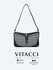 Сумка багет VITACCI, фактура матовая, черный