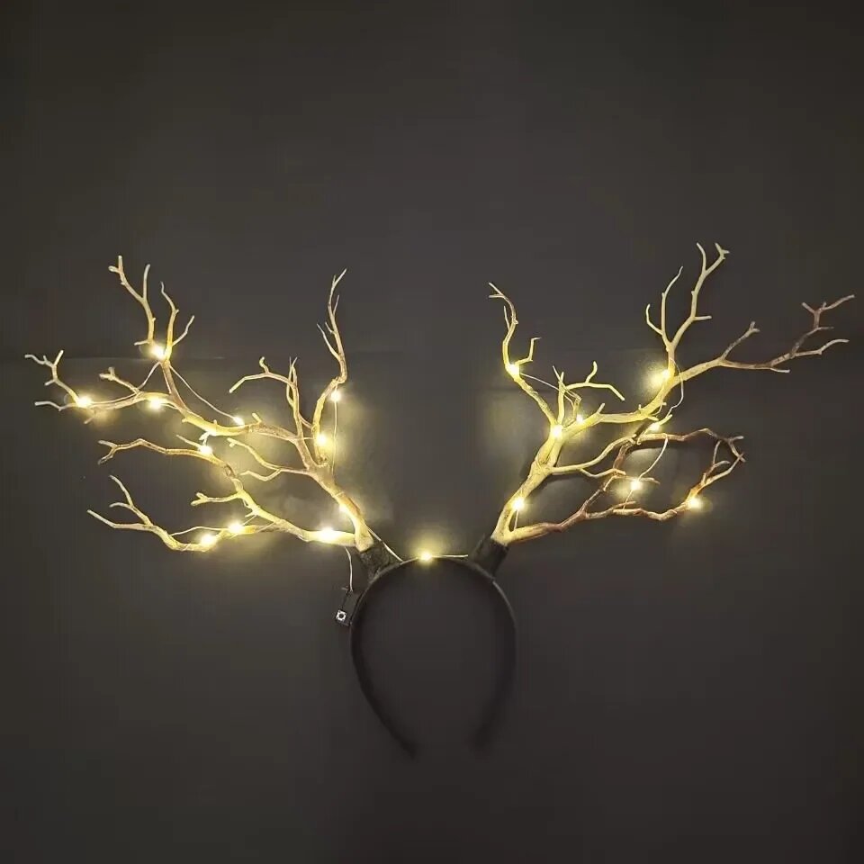 Светящаяся повязка на голову с ветками, Цвет: branches
