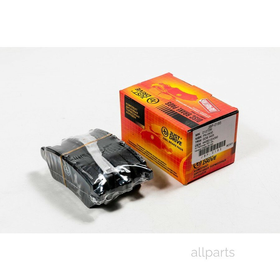 JUST DRIVE JBP0185 Колодки тормозные, задние D1272M